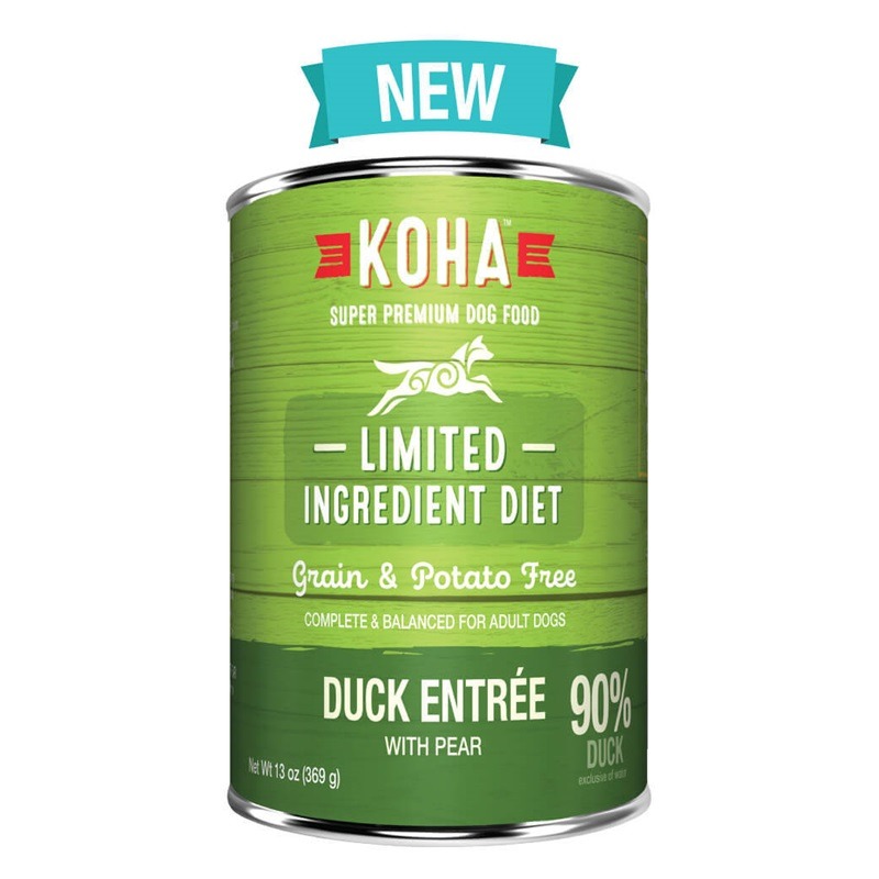 Koha Limited Ingredient Diet Duck Entree Canned Food for Adult Dogs ...