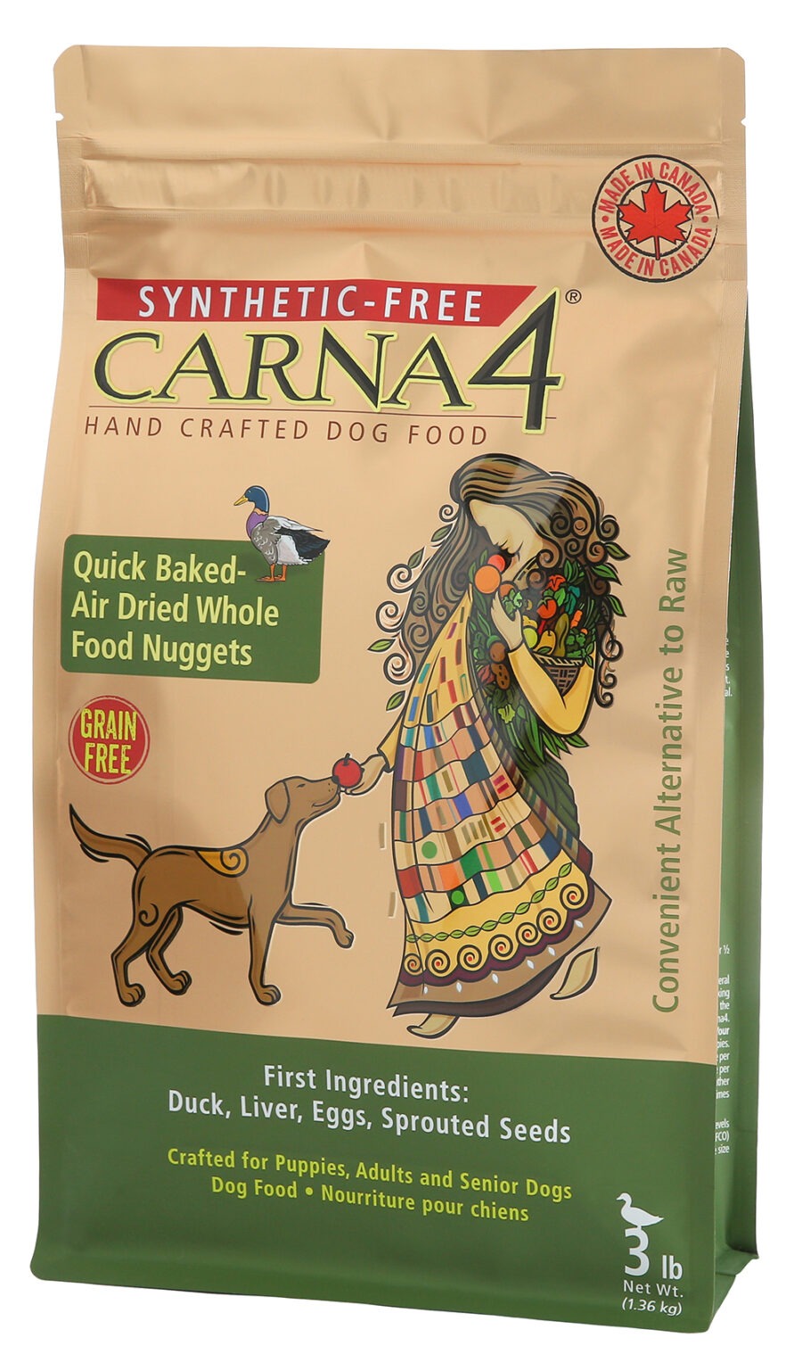 Carna4 Air-Dried Duck for Dogs - Whiskers Holistic Petcare